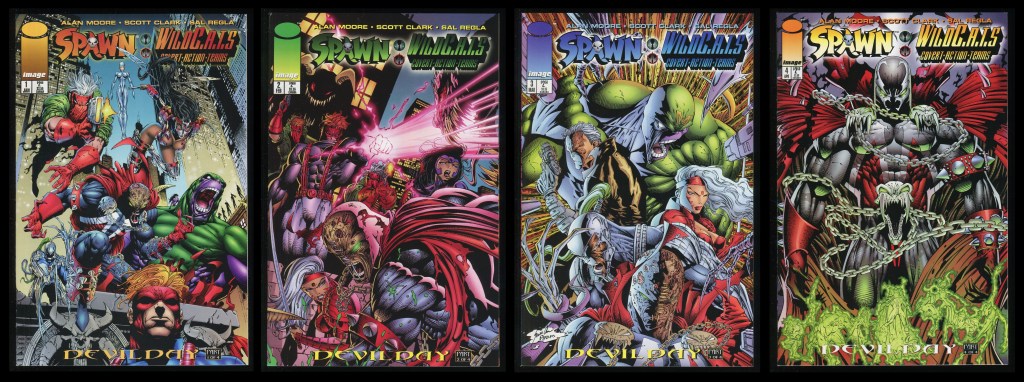 Spawn WildCATs Covert Action Teams Comic Set 1-2-3-4 Lot Alan Moore Violator 1st ...