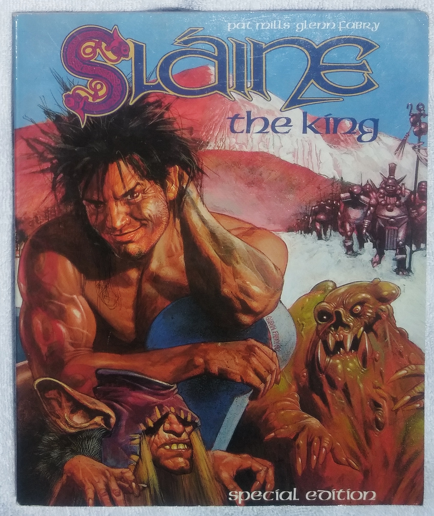 Slaine The King Special Edition Over-Sized Trade Paperback TPB Glenn ...