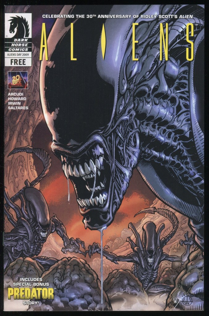 Aliens Predator 2009 FCBD Free Comic Book Day Variant w/ Poster ...