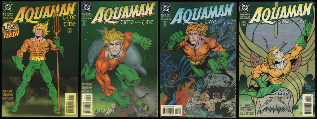 Aquaman Time and Tide Full Comic Set 1-2-3-4 Lot DC Flash Aqualad Peter ...