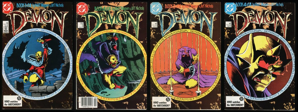 Demon Comic Set 1-2-3-4 Lot DC Comics 1986 2nd Series Etrigan Merlin ...
