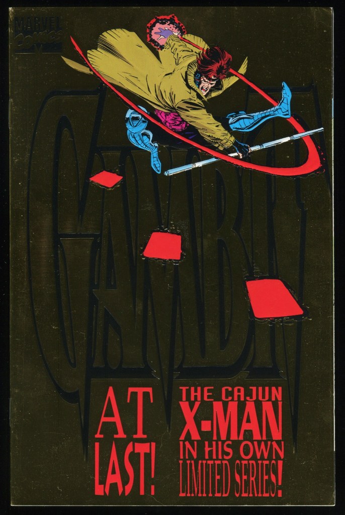 Gambit 1 Limited Solid Gold Cover Edition Variant Comic X-Men Bagged ...