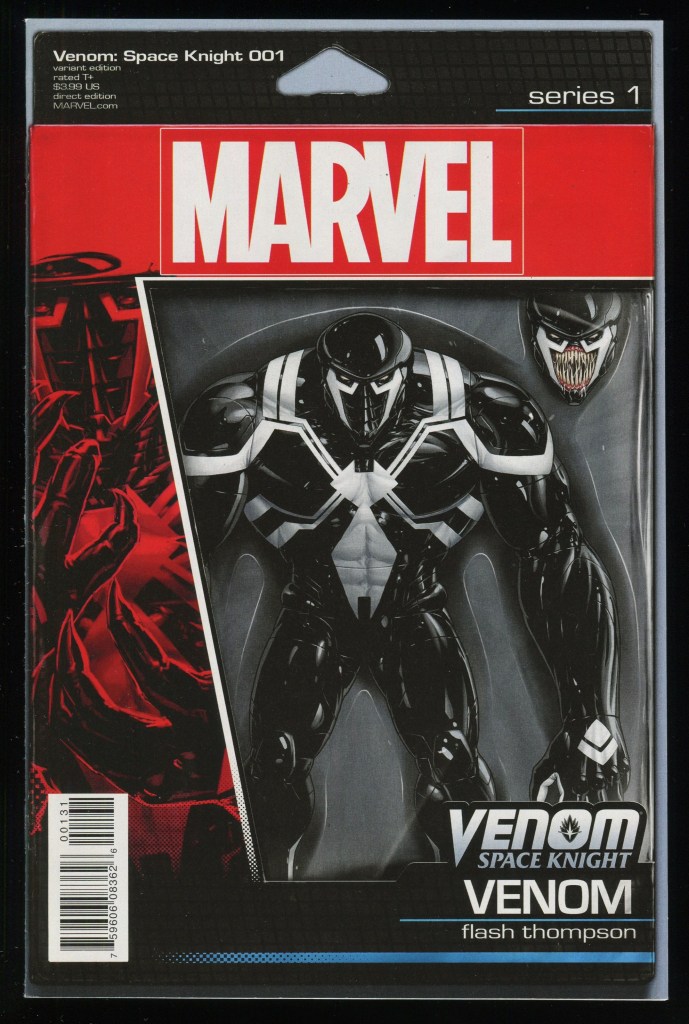 Venom Space Knight 1 Variant Comic Symbiote Action Figure Cover Flash ...