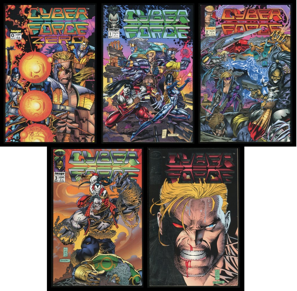 Cyberforce Comic Set 0-1-2-3-4 1st Series Marc Silvestri art + Dale ...