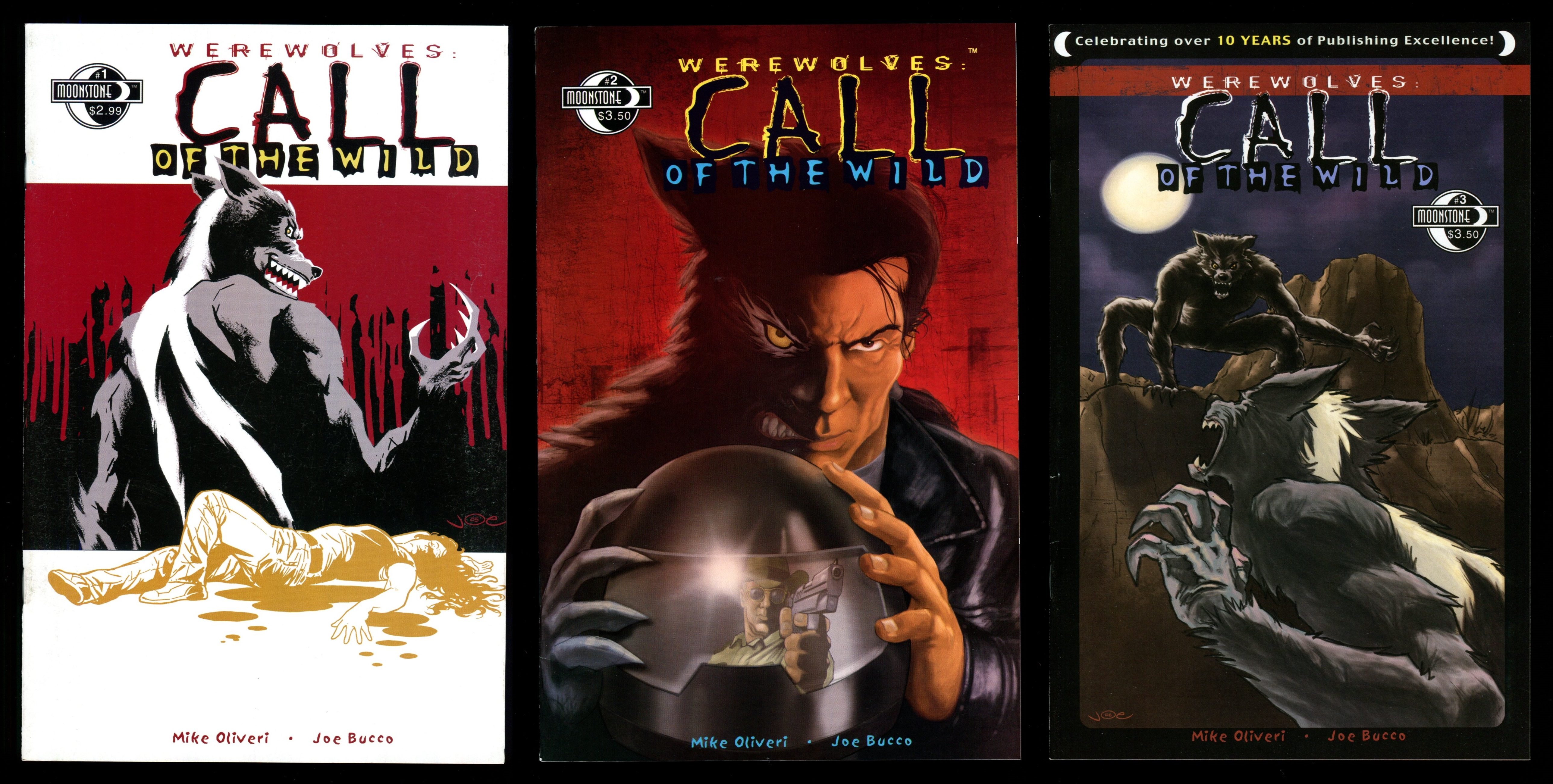 Werewolves Call of the Wild Comic Set 1-2-3 Lot Werewolf ...