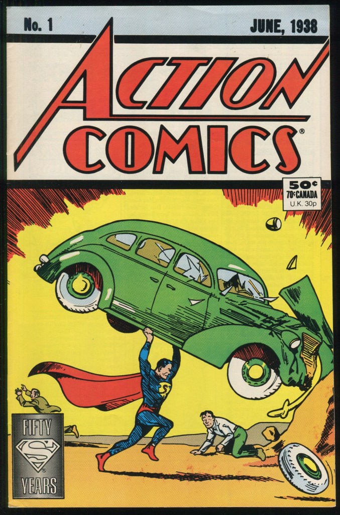 Action Comics 1 (1938) 1988 DC Reprint Comic Superman Man of Steel Joe ...
