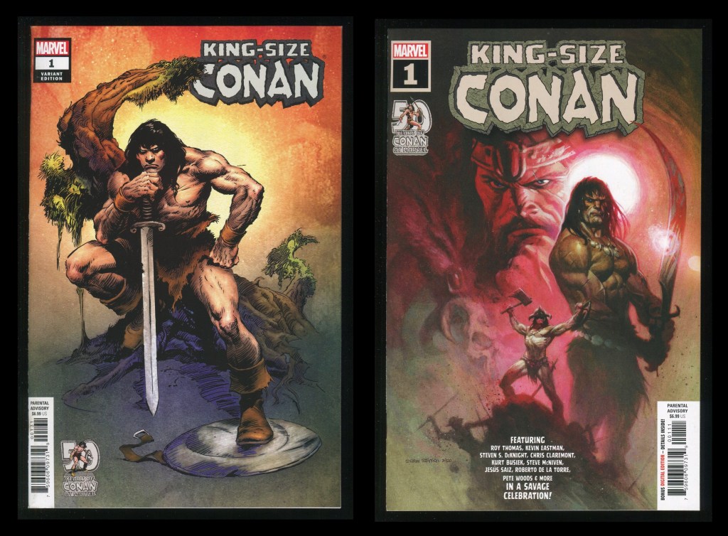 King-Size Conan Comic w/ Hidden Gem Variant John Buscema art Lot King ...