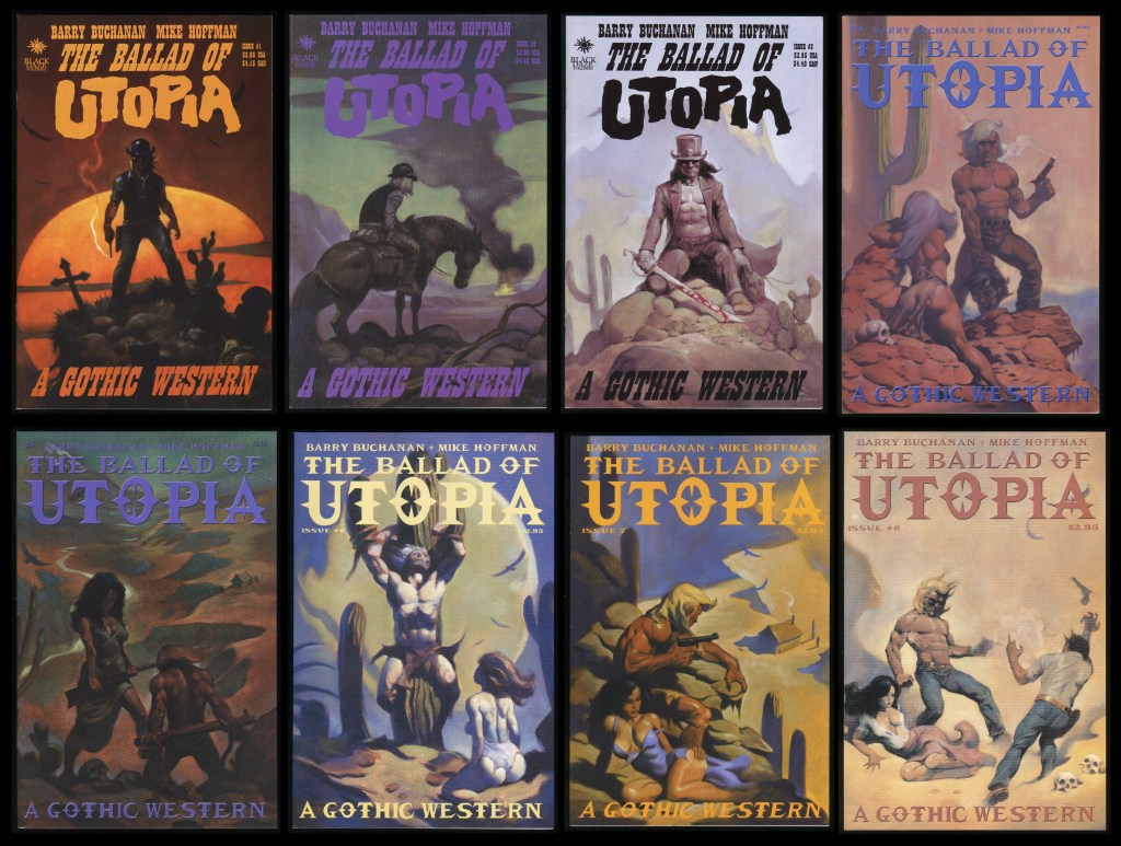 Ballad of Utopia A Gothic Western Comic Set 1-2-3-4-5-6-7-8 Lot Mike ...