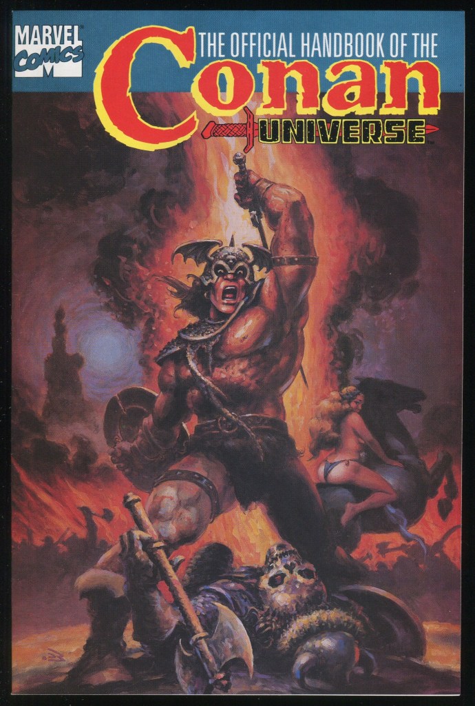 Official Handbook of the Conan Universe 1 Variant Comic REH Barbarian ...