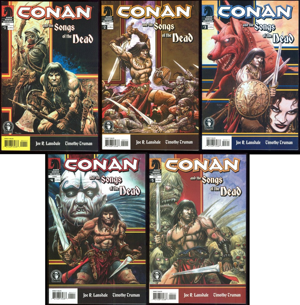 Conan and the Songs of the Dead Comic Set 1 2 3 4 5 Lot Timothy Truman ...