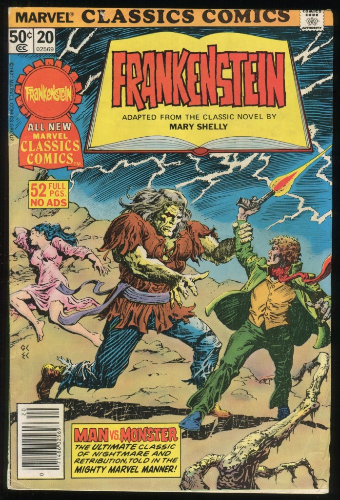 Marvel Classics #20 Frankenstein Comic Adapatation of Mary Shelly ...