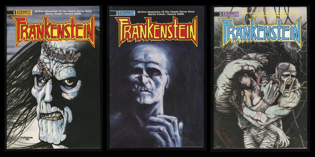 Frankenstein Comic Set 1-2-3 Lot Eternity Horror Bride of Monster Mary ...