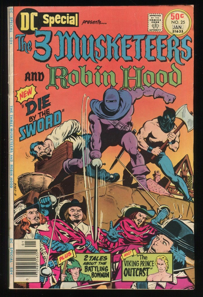 DC Special 25 Comic 3 Musketeers Robin Hood Viking Prince Joe Kubert ...