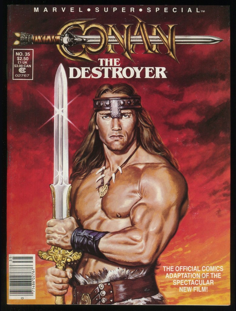 Conan The Destroyer Marvel Super Special 35 Magazine Movie ...