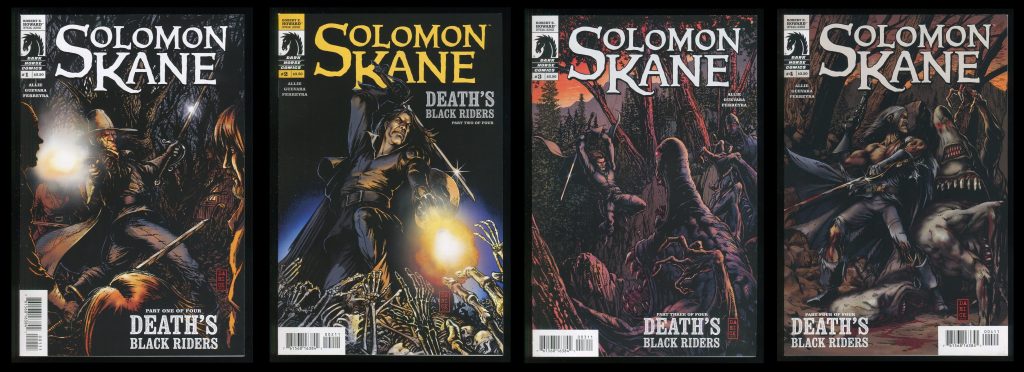 Solomon Kane Deaths Black Riders Comic Set 1-2-3-4 Lot ...