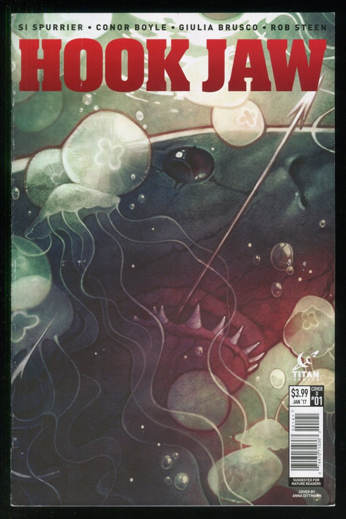 Hook Jaw 1D Variant Comic Shark Attack Horror Like Jaws Atoll ...