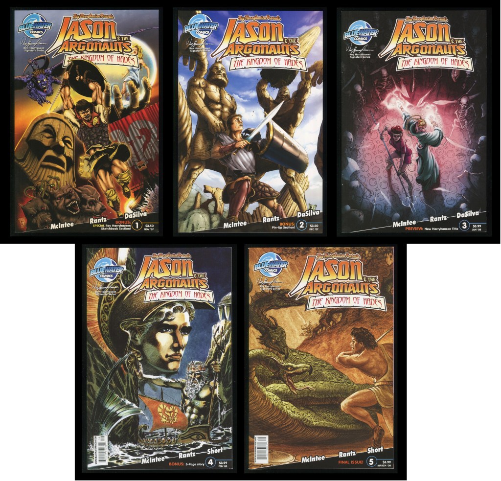 Jason & The Argonauts Kingdom of Hades Variant Comic Set 1-2-3-4-5 Lot ...
