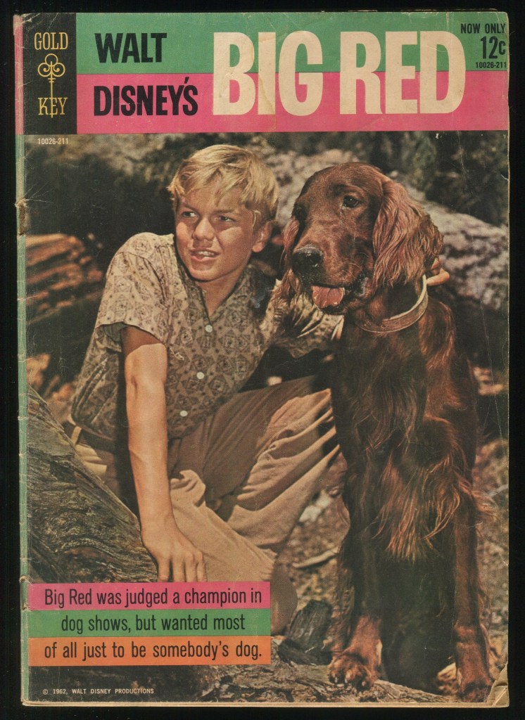 Walt Disney's Big Red One-shot Comic 1962 Gold Key Dog Movie Adaptation ...