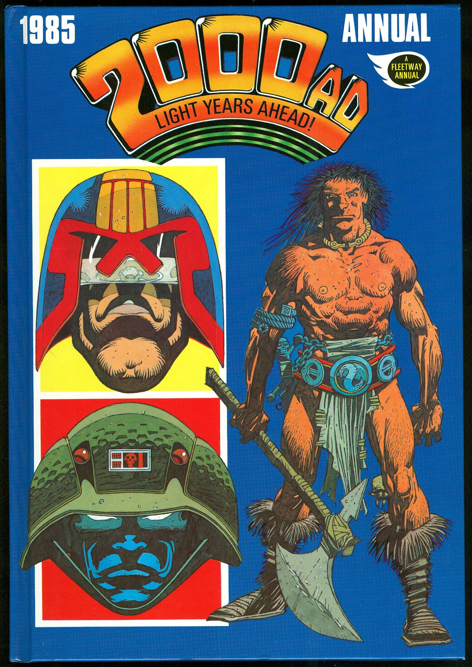 2000 AD 1985 UK Annual Hardcover HC Slaine Dredd Rogue Trooper art Alan ...