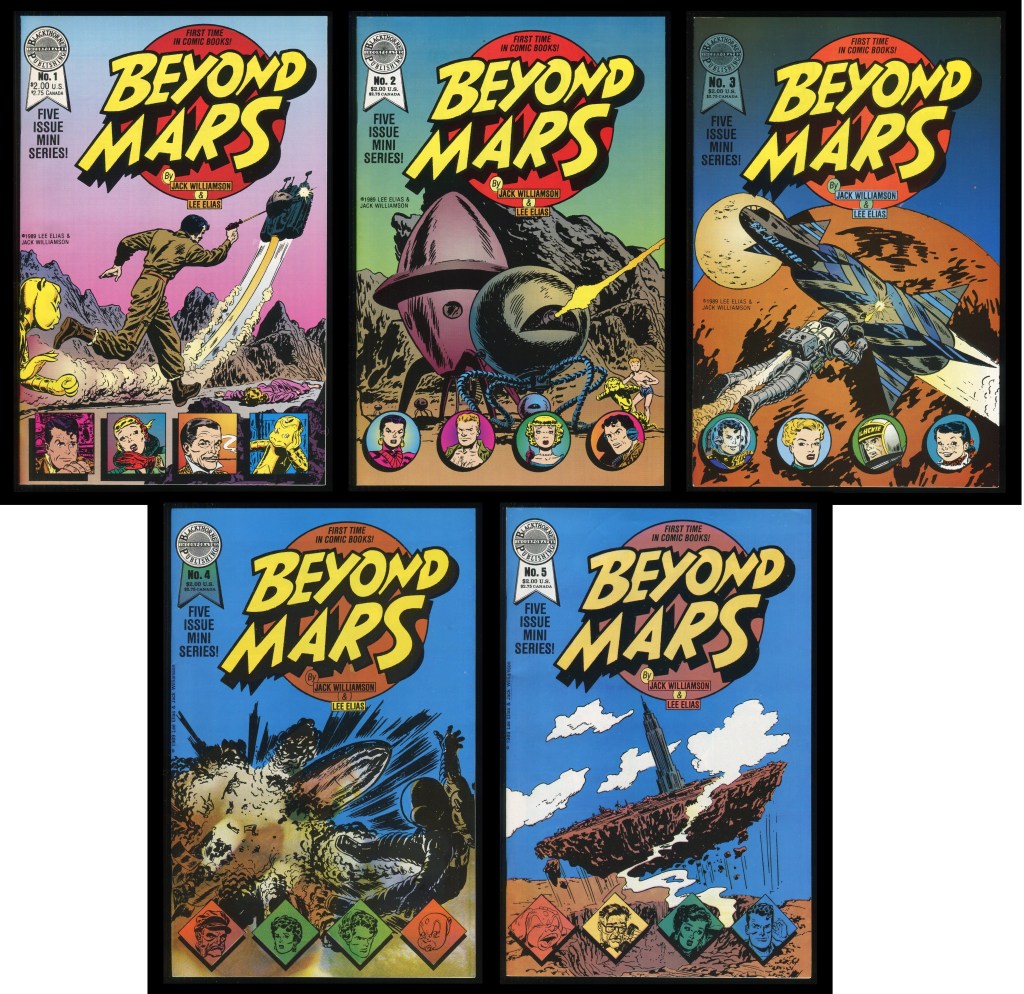 Beyond Mars Comic Set 1-2-3-4-5 Lot Blackthorne Sci-Fi Space Opera Jack ...