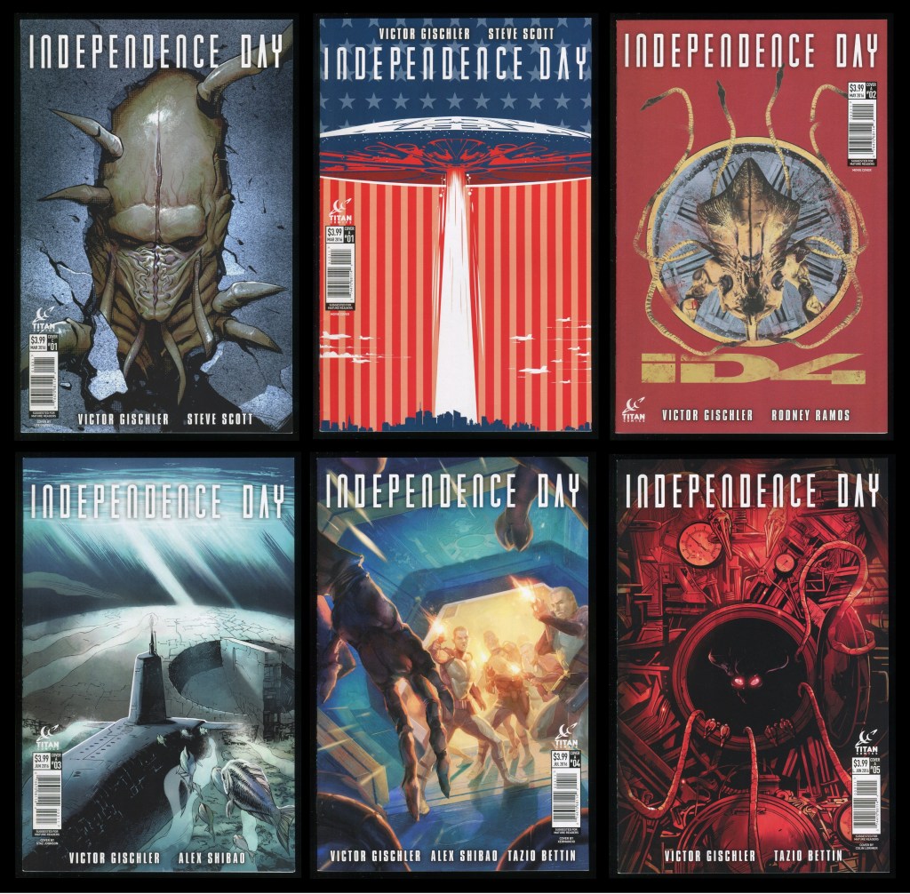 Independence Day Comic Set 1-2-3-4-5 Lot A Alien Invasion ID4 Movie - CollectibleEntertainment.com