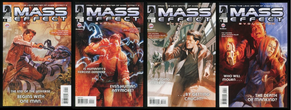 Mass Effect Evolution Comic Set 1-2-3-4 Lot Mac Walters Based on EA ...