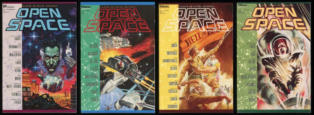 Open Space Trade Paperback Set 1-2-3-4 Lot TPB Marvel Science Fiction ...