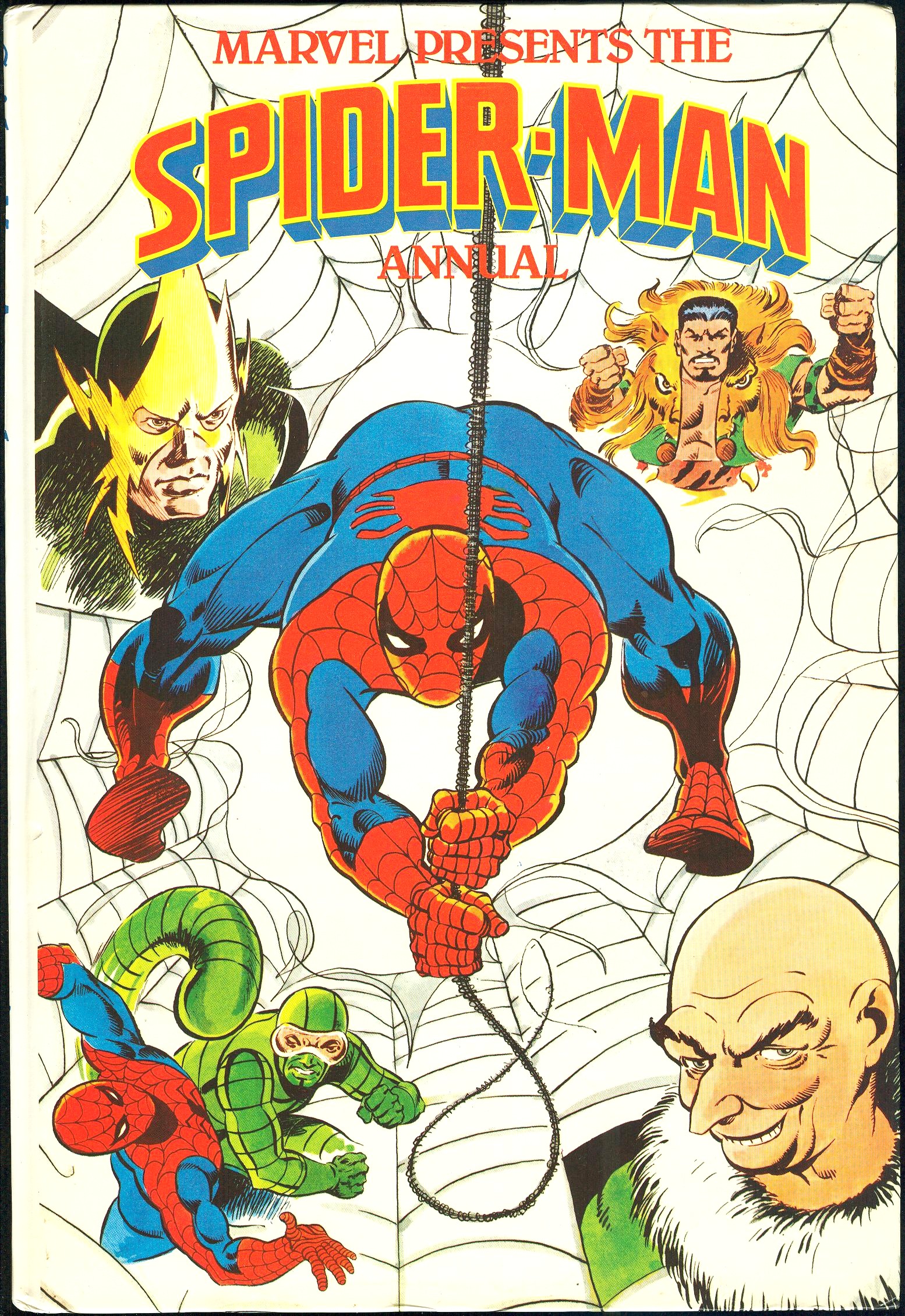 Marvel Presents Spider-Man Annual UK Hardcover HC Rare 1981 Stan Lee ...