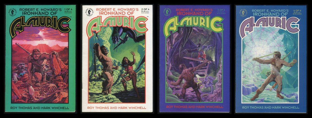 Robert E Howard's Ironhand of Almuric Comic Set 1-2-3-4 Lot ...