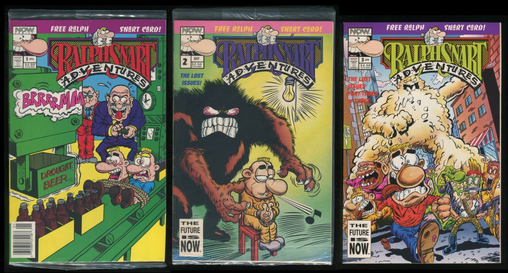 Ralph Snart Adventures The Lost Issues Comic Set 1-2-3 Lot + Trading ...
