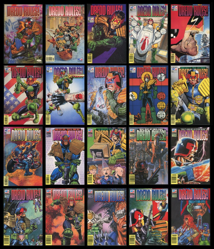 Dredd Rules Comic Set 1-2-3-4-5-6-7-8-9-10-11-12-13-14-15-16-17-18-19-20 Lot Judge ...