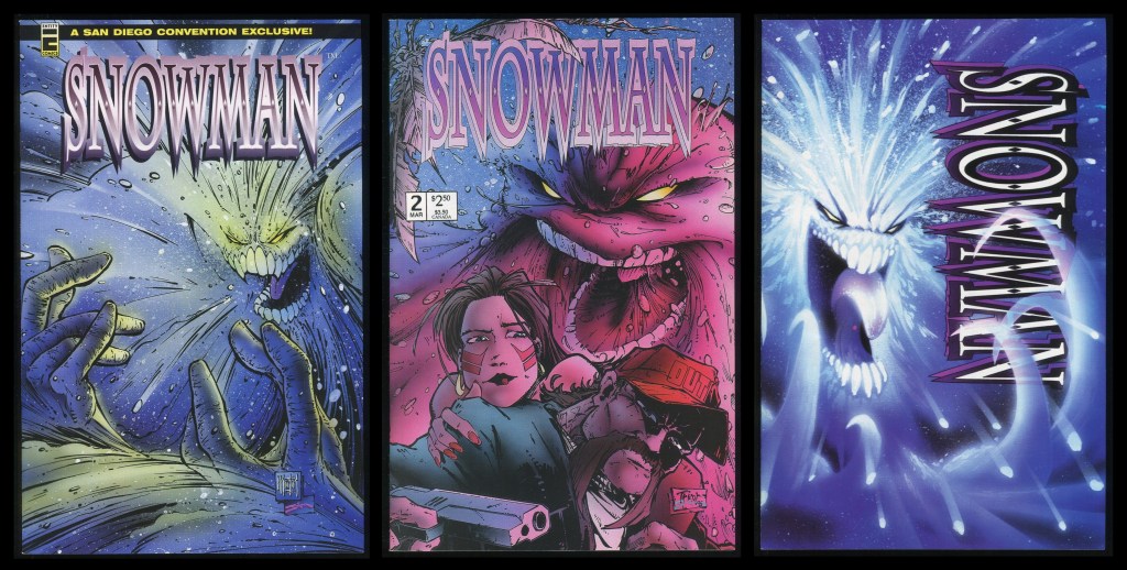 Snowman Variant Comic Set 1-2-3 Lot Hall of Heroes 1995 Matt Martin ...