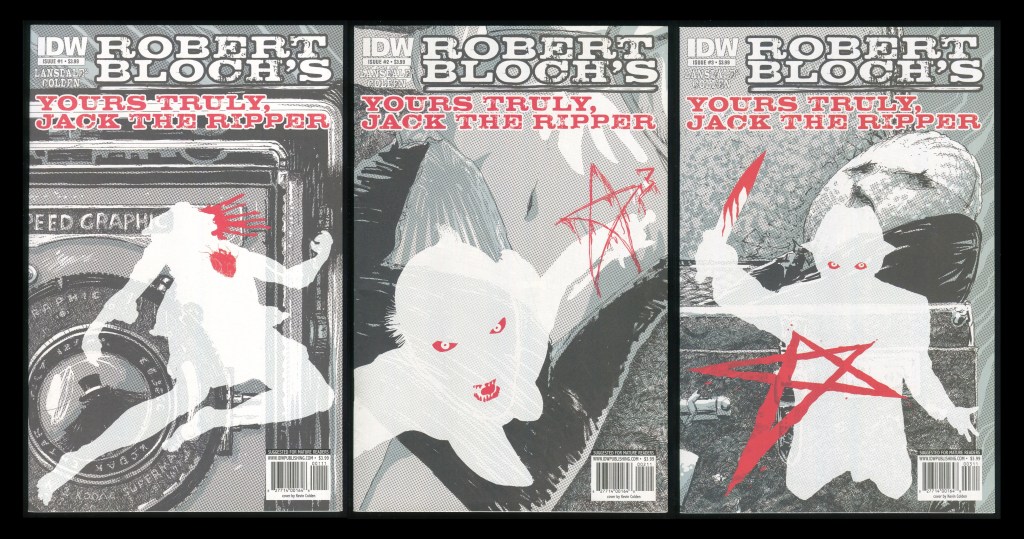 Yours Truly Jack the Ripper Comic Set 1-2-3 Lot A Robert Bloch Horror ...
