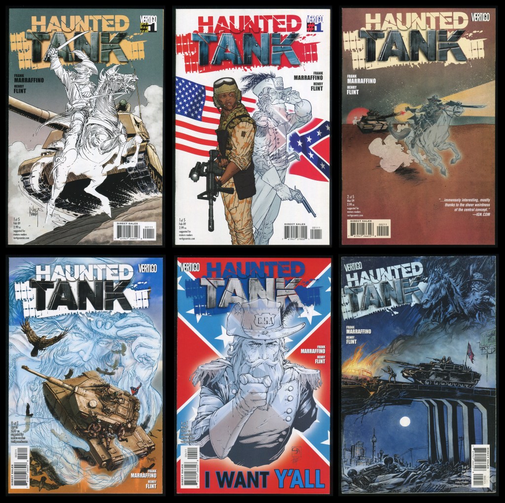 Haunted Tank Comic Set 1-2-3-4-5 Lot + Variant Iraq War M1 Abrams Tank ...