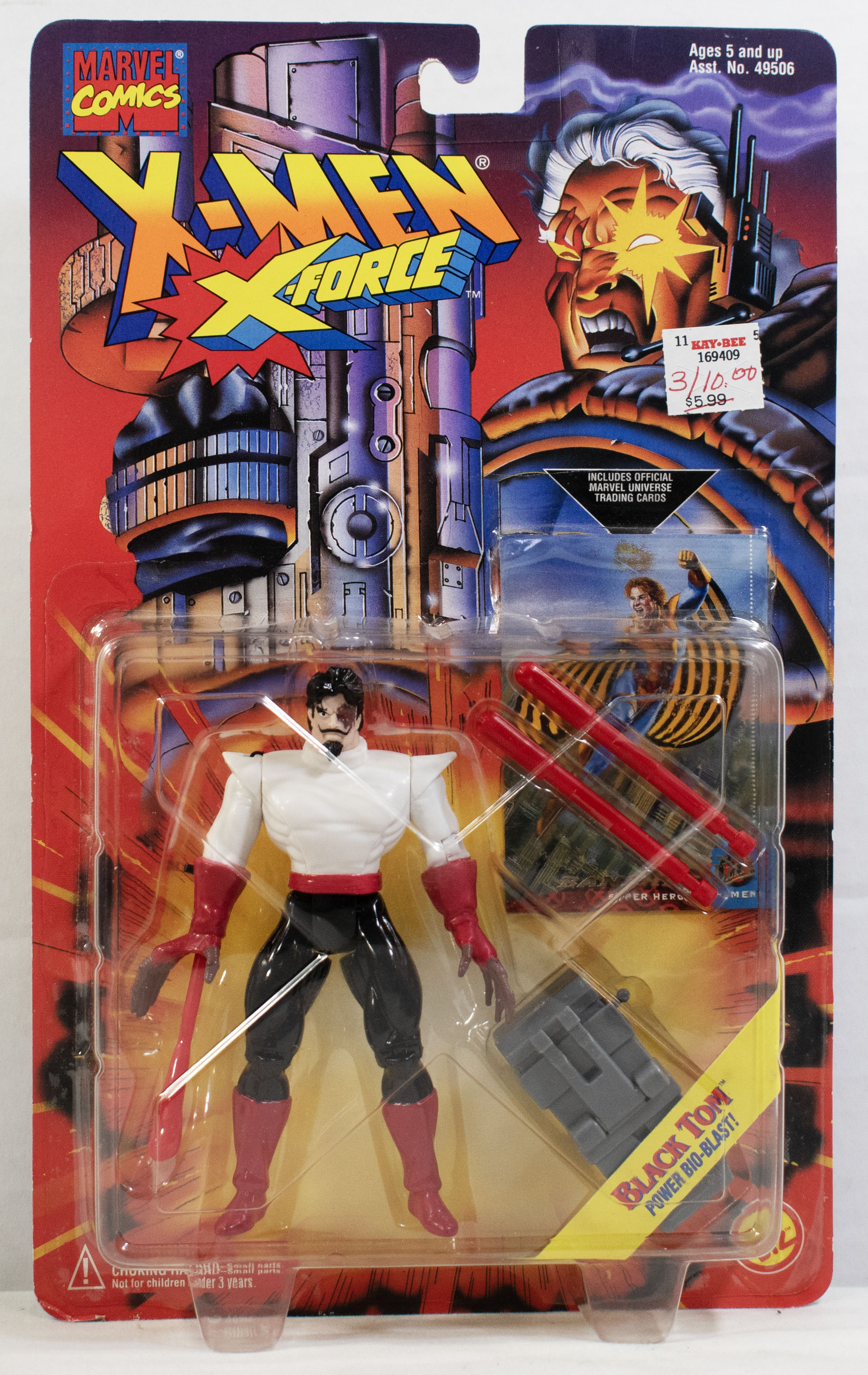 X-Men X-Force Black Tom Action Figure Toy Biz ...