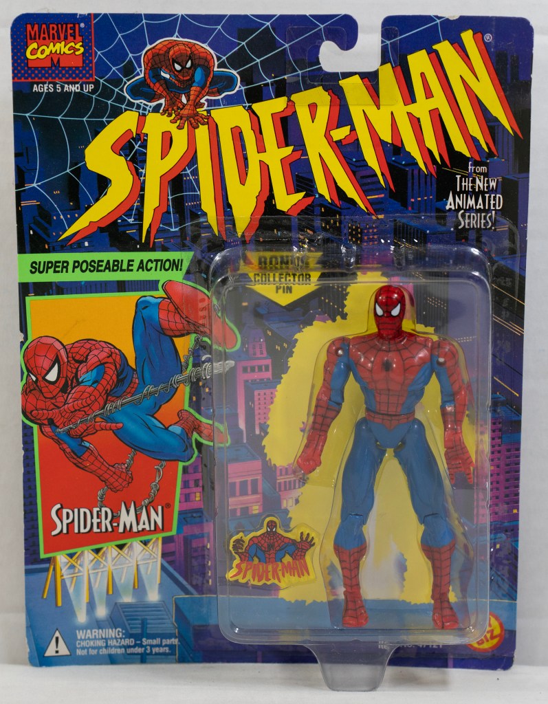 Spider-Man The Animated Series Poseable Action Figure Toy Biz ...