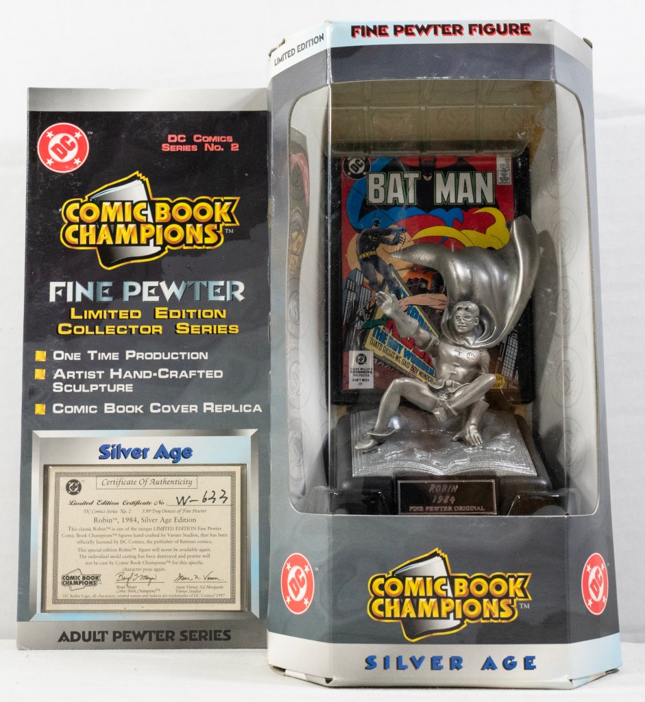 Comic Book Champions Fine Pewter 1984 Silver Age Robin Figure ...
