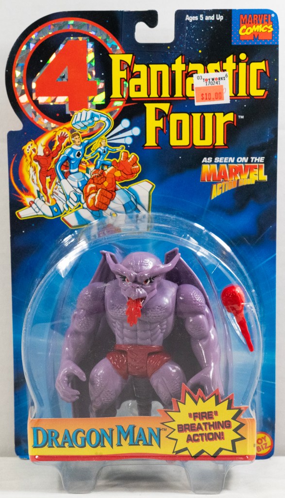 Fantastic Four Marvel Action Hour Dragon Man Action Figure Toy Biz ...