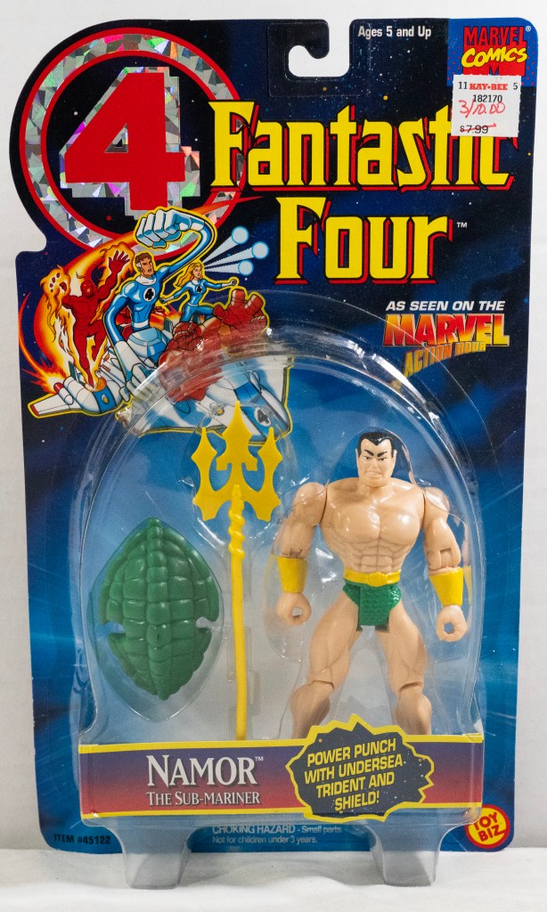 Fantastic Four Marvel Action Hour Namor The Sub Mariner Action Figure ...