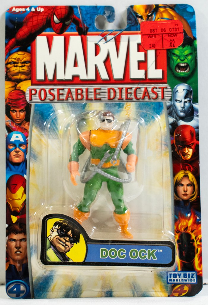 Marvel Poseable Diecast Doc Ock Action Figure Toy Biz ...