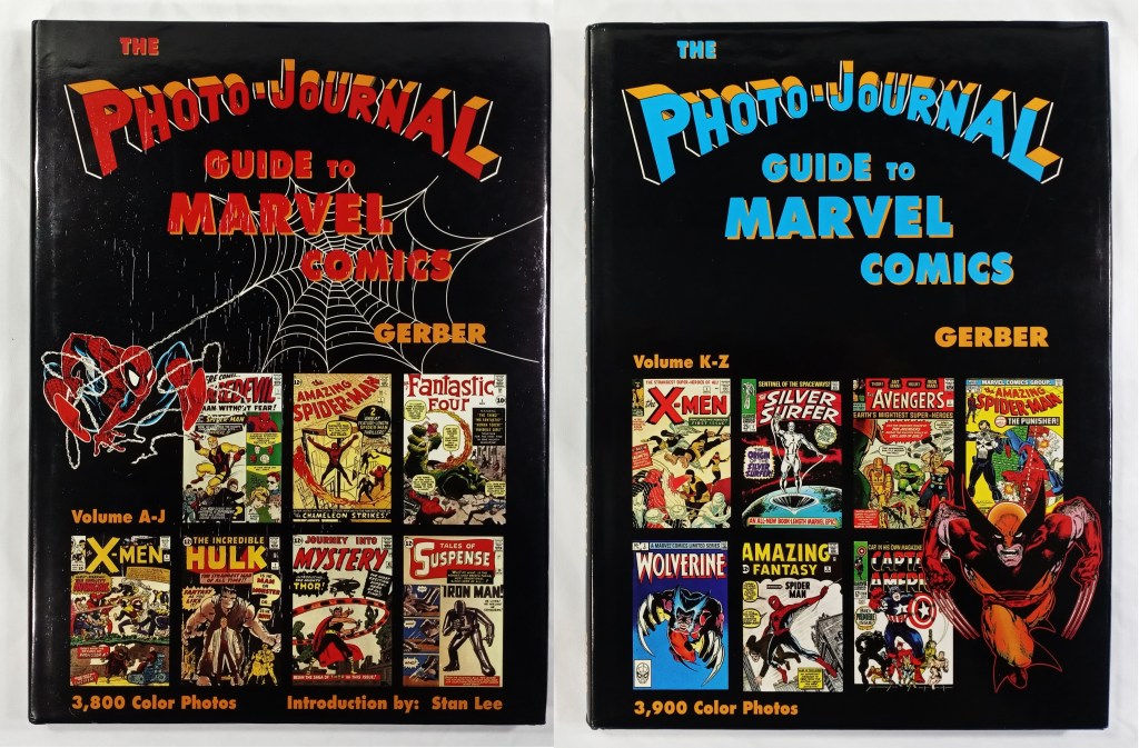 The Photo-Journal Guide to Marvel Comics A-Z Hardcover Set Volumes 1-2 ...