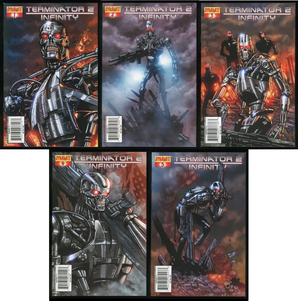 Terminator 2 Infinity Comic Set 1-2-3-4-5 Lot Pat Lee Covers ...