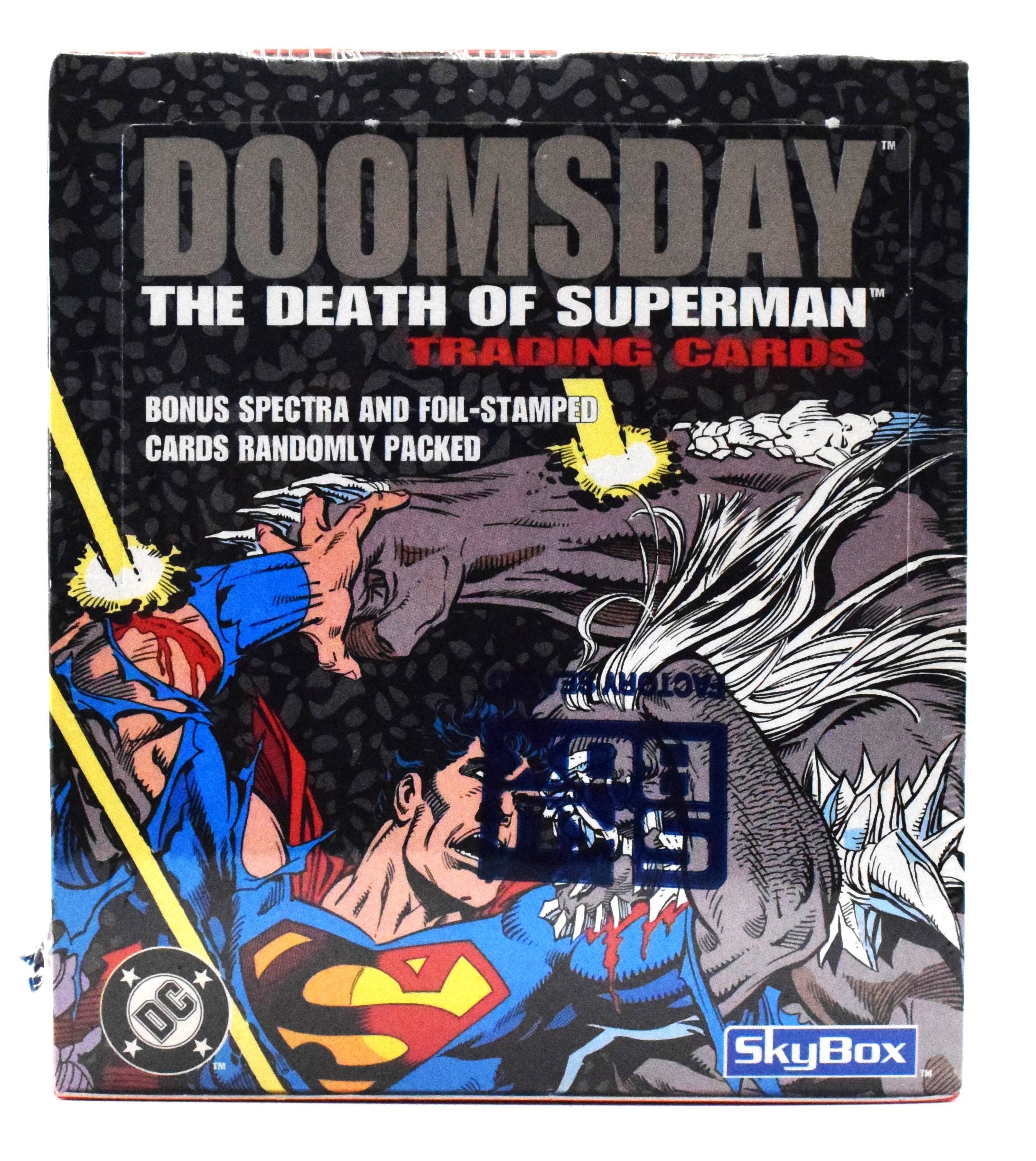 1992 Skybox Doomsday Death of Superman Sealed Trading Card Box ...