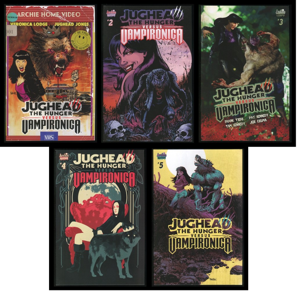 Jughead The Hunger versus Vampironica Variant Comic Set 1-2-3-4-5 Lot C ...