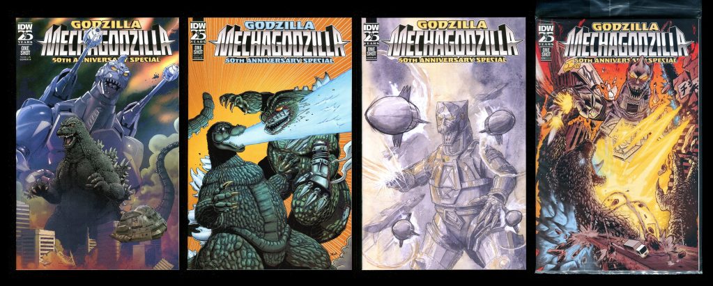 Godzilla Mechagodzilla 50th Anniversary One Shot Comic + Variants B RI ...