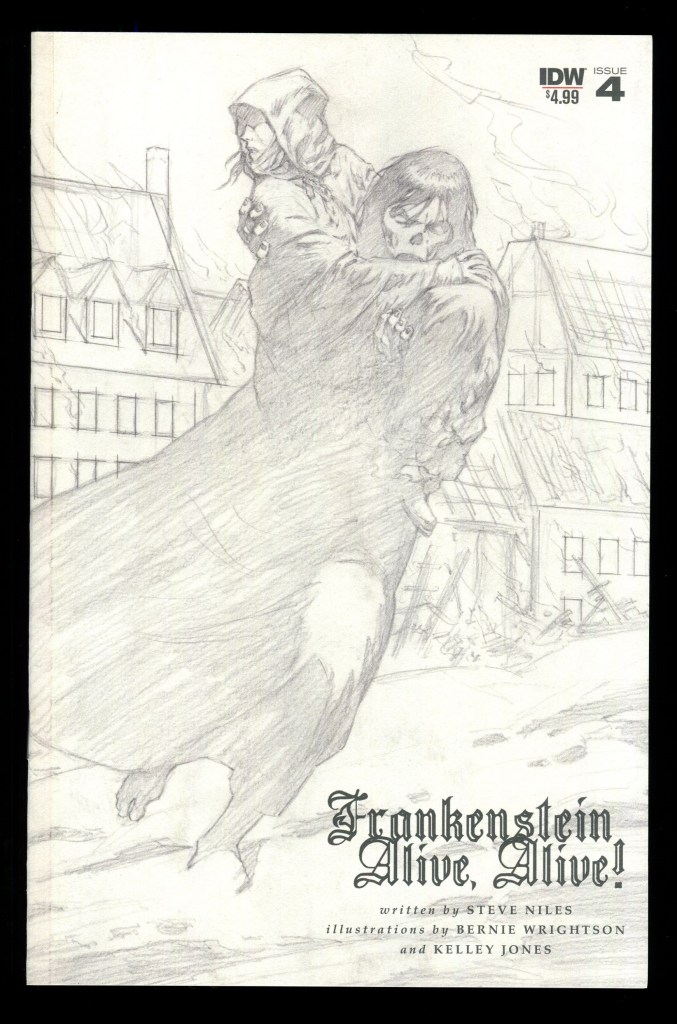 Frankenstein Alive Alive #4 2nd Print Variant Comic ...