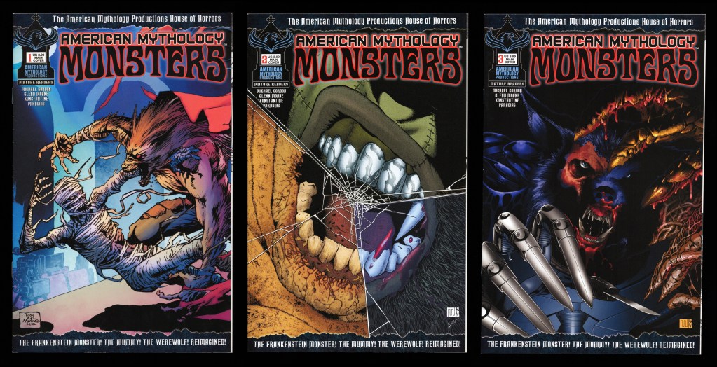American Mythology Monsters Vol 1 Comic Set 1-2-3 Lot A ...