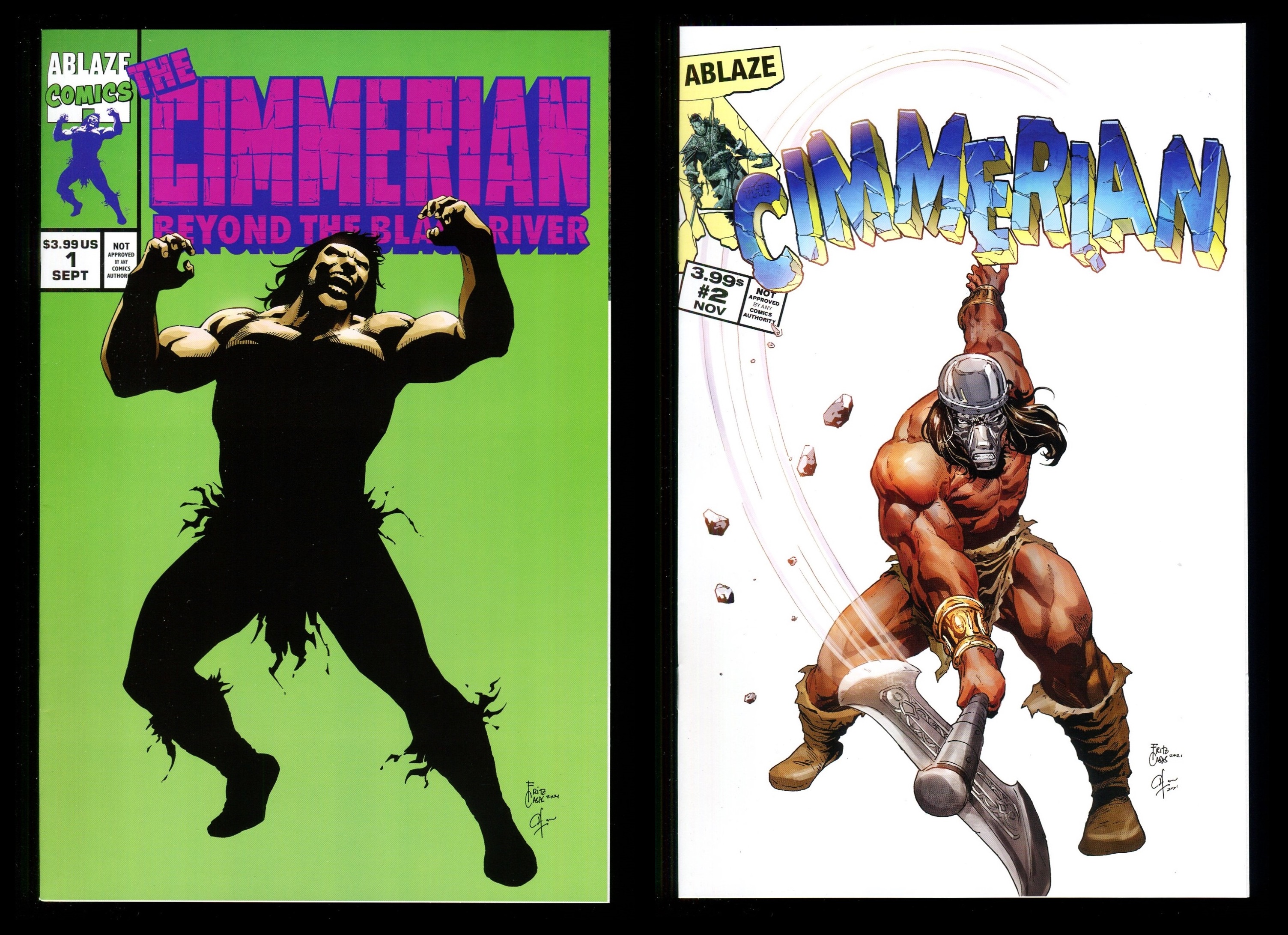 The Cimmerian Beyond the Black River Variant Comic Set 1-2 Lot D ...
